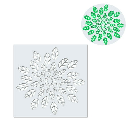 Leaf Pattern Spray Printing Mold Powdered Sugar Sieve Baking Tool ...