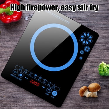 MegaChef Electric Easily Portable Ultra Lightweight Dual Burner Cooktop ...
