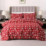 Free Shipping! Elegant Comfort Christmas Flannel Cotton Sheet Set ...
