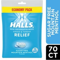 HALLS Throat Soothing Cool Berry Drops, Cough Refreshers Flavor, 25 ...