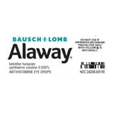 Alaway Allergy Eye Itch Relief Eye Drops, Antihistamine, 0.34 Fl Oz ...
