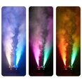 2000W Fog Machine for Halloween, DMX RGB 3 in1 16 LED Smoke Machine ...