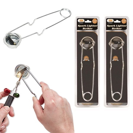 2 Pc Fire Starter Striker Spark Lighter Flint Igniter Torch Welding ...