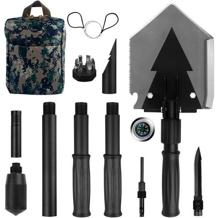 Military Portable Folding Shovel [35 inch Length] and Pickax with ...