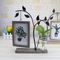 Double Sides Display Family Picture Frame 4x6 Vertical Metal Tree Desk ...