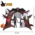 GEX 2024 New 15FT Giant Halloween Inflatable Large Archway Arch Haunted ...