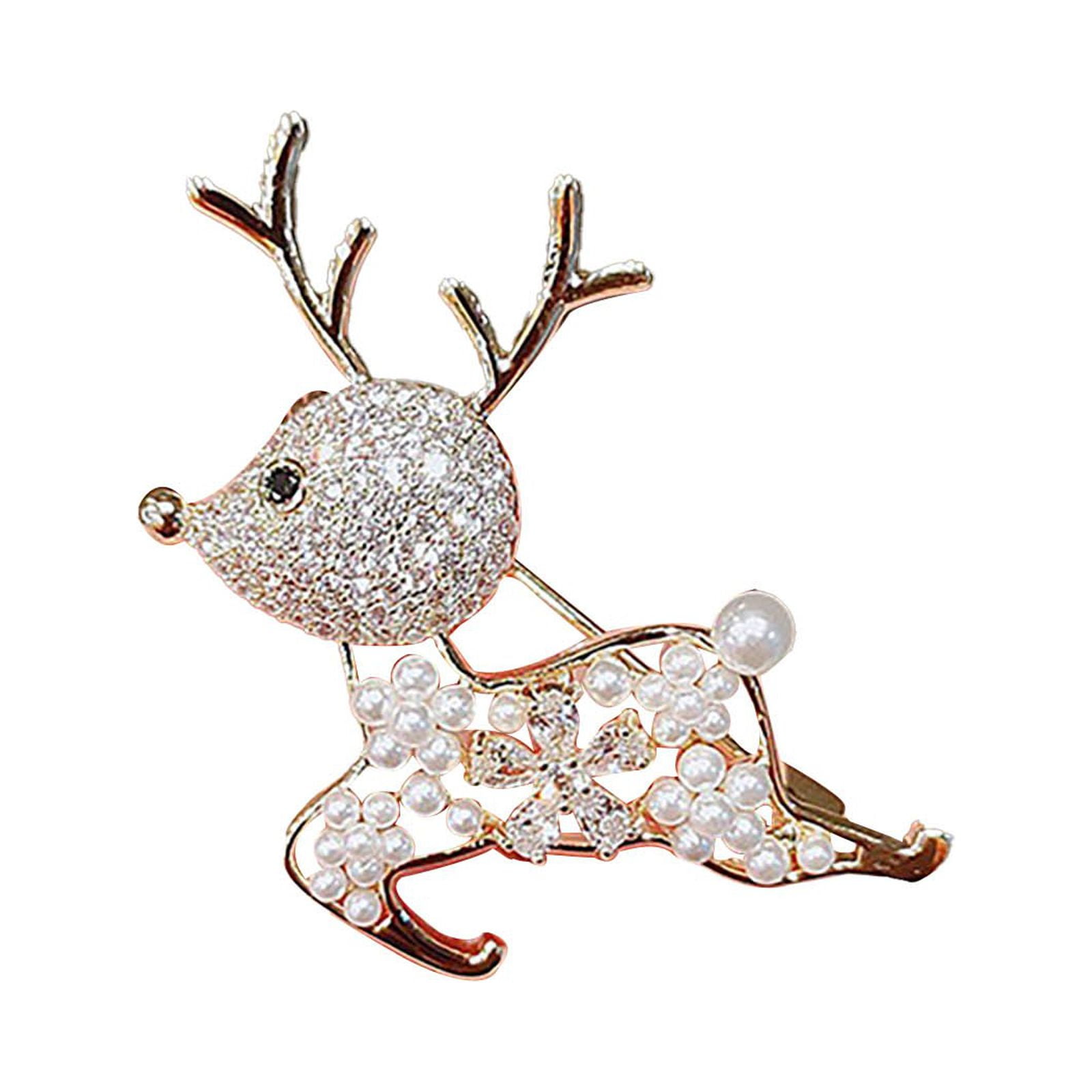 Click here for Yangzheee Fashionable Christmas And Pearl Deer Bro... prices