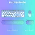Keyboard Wrist Rest, Ergonomic Wrist Rest for Computer Keyboard and ...