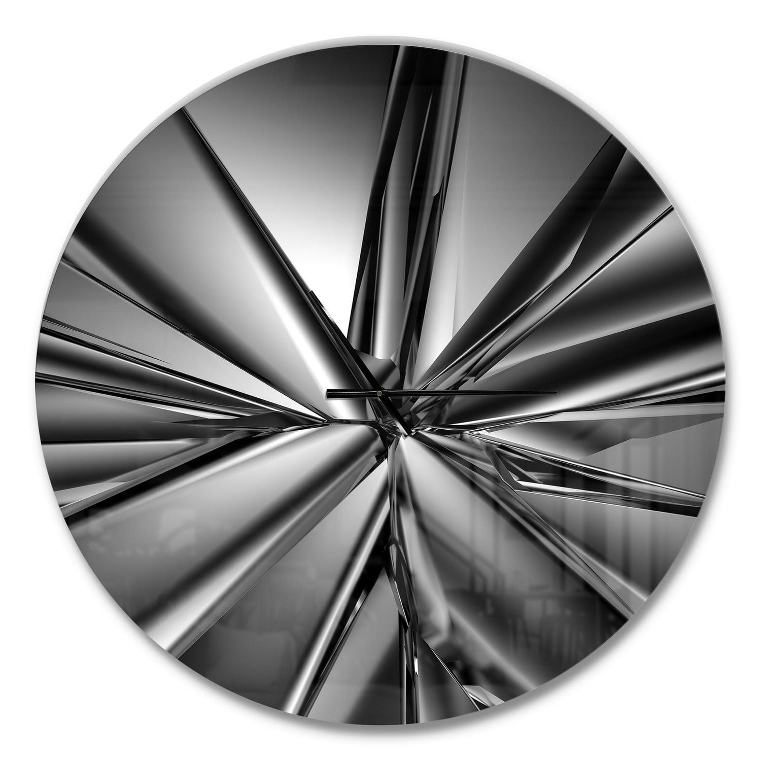 Click here for Designart futuristic Crystal  Modern Wall Clock prices