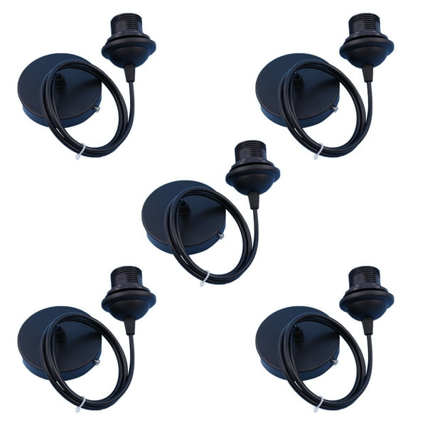 ruzhgo 5 Pieces Home Office Adjustable Ceiling Pendant Lamp Holder ...