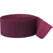 Maroon Crepe Streamer - 81' - Walmart.com