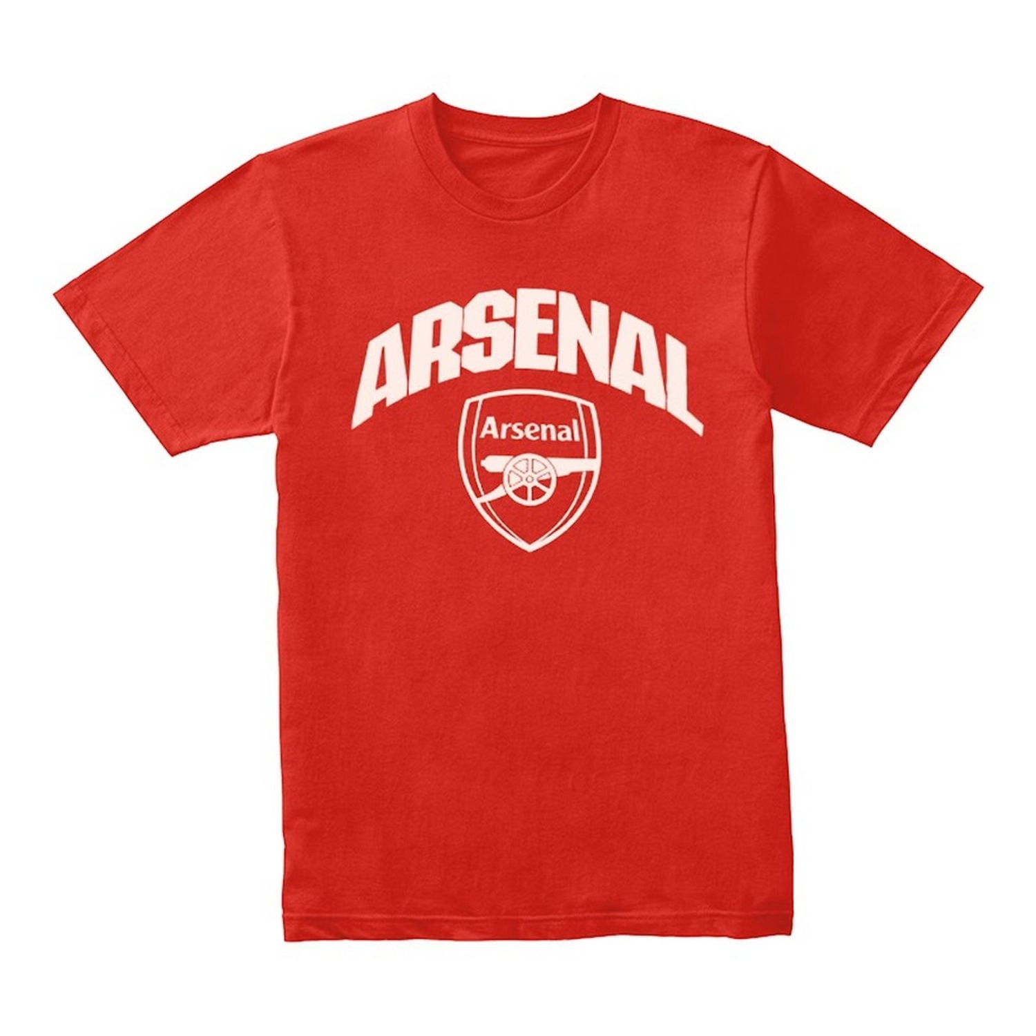Click here for Arsenal Fc Adult Wordmark Crest T-Shirt L prices