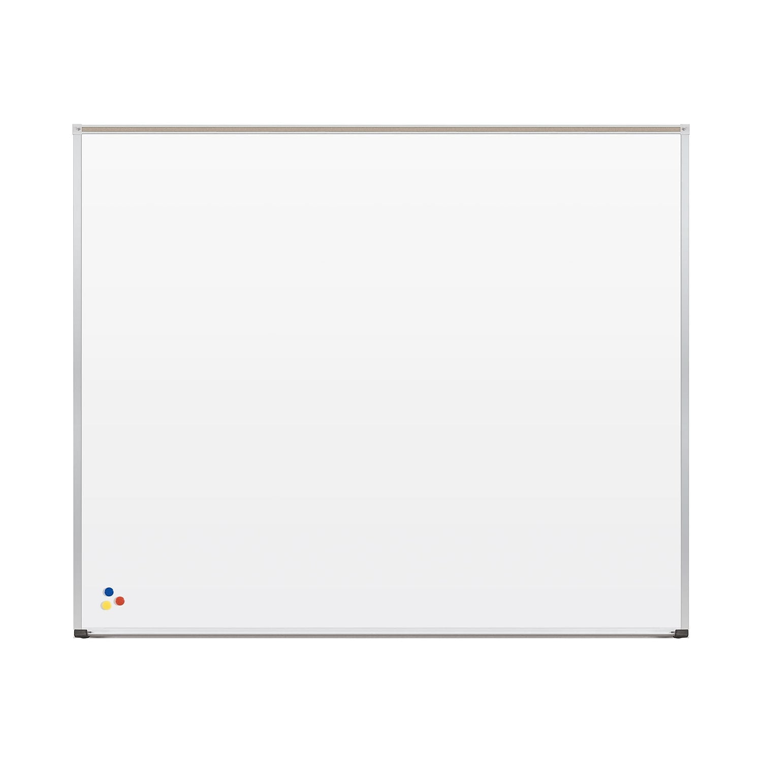 Best-Rite Deluxe Porcelain Dry-Erase Whiteboard Anodized Aluminum Frame ...