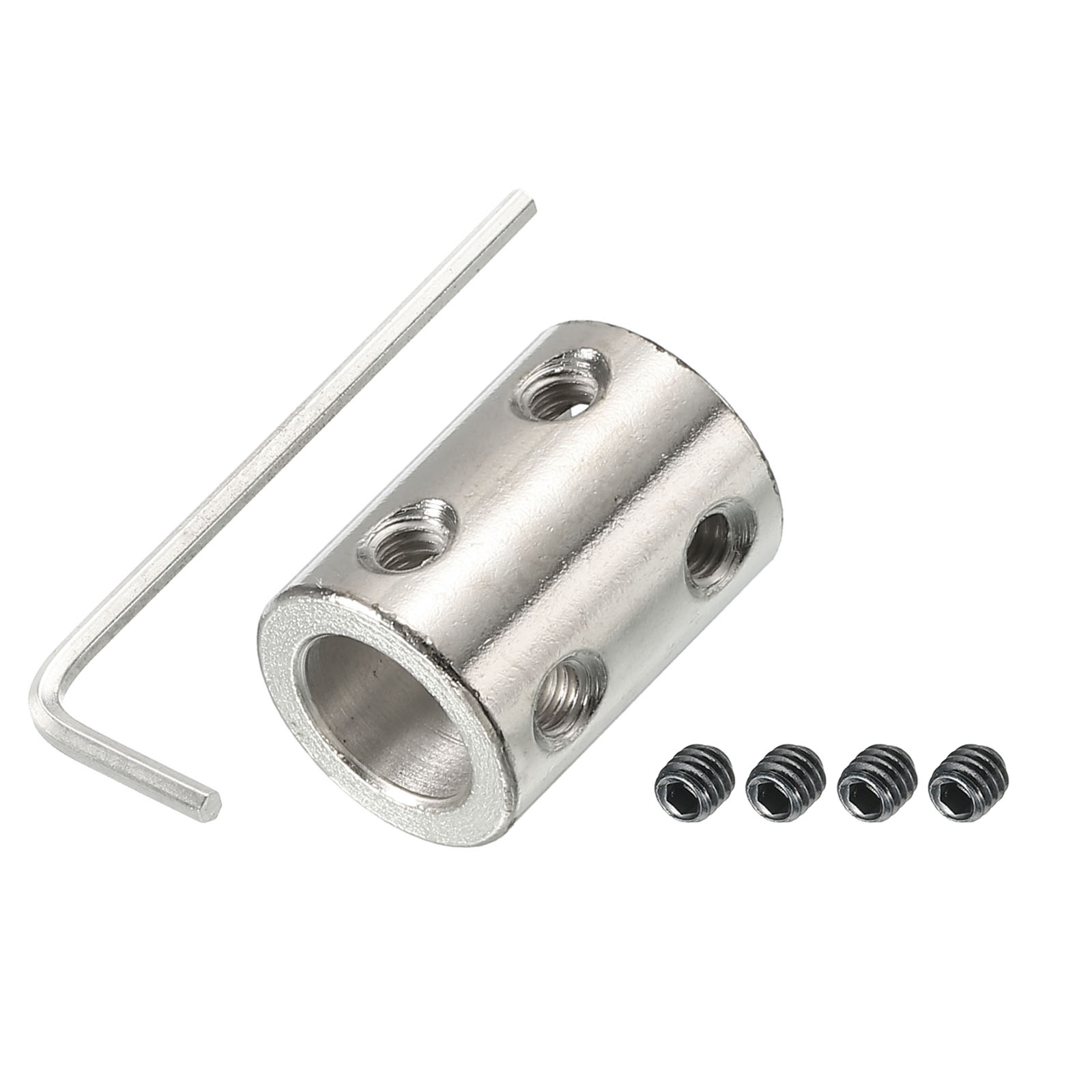 Uxcell Shaft Coupler Connector L22 x D16 10mm to 10mm Bore Stainless ...