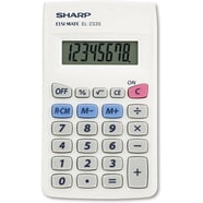 Sharp El-334w Large Desktop Calculator, 12-Digit Lcd - Walmart.com