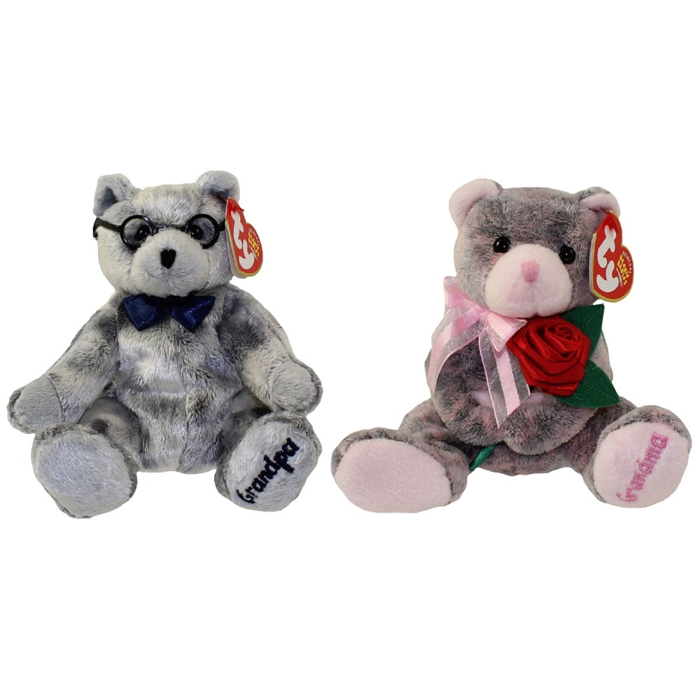TY Beanie Babies - SET OF 2 GRANDPARENT BEARS (Grandfather ...