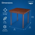 Stakmore Straight Edge Folding Card Table - Walmart.com