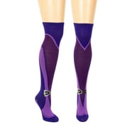 SKATING SPIRIT Figure Skating Socks (2 Pairs), Knee high, Extra wide ...