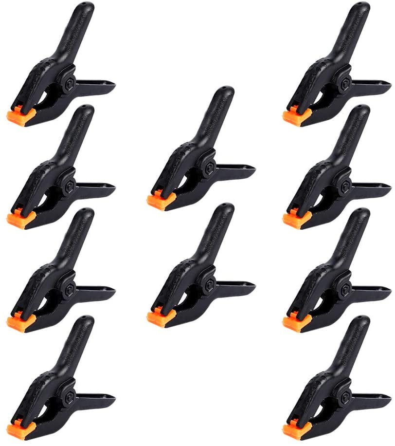 10 Packs of 3 inch Professional Plastic Small Spring Clamps Heavy Duty ...