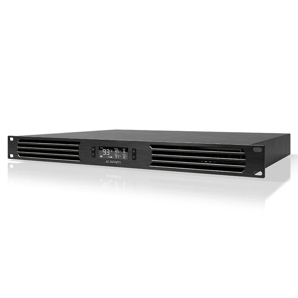 AC Infinity CLOUDPLATE T6, Rack Mount Fan 1U, Front Exhaust Airflow ...
