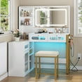 Vanity Desk with Mirror and Lights, Makeup Vanity Desk with Lights 3 ...
