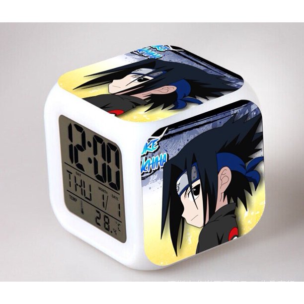 Anime Naruto Digital Clocks Uchiha Sasuke Gaara Hatake Kakashi Haruno ...