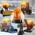 1/2/4/6/10pcs 30 LEDs Amber Forklift Beacon Light Bar for DC 12-24V ...