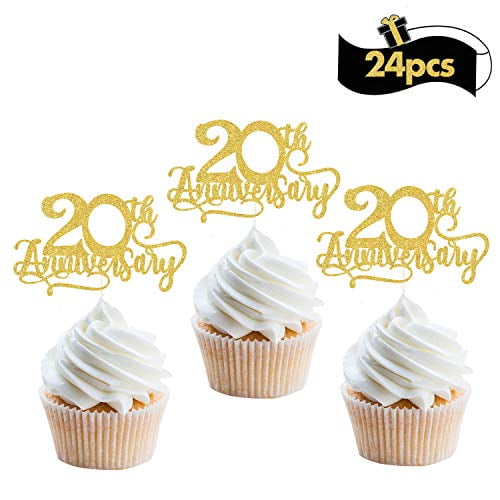 Happy Anniversary Cupcake Toppers