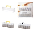 Clear Trading Card Storage Box Playing Card Case Organizers with ...