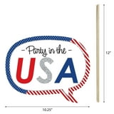 Big Dot of Happiness Funny 4th of July - Independence Day Photo Booth ...