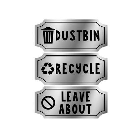 gufffrom 3pcs/set Adhesive And Non-damaging Walls Laminated Decal With ...