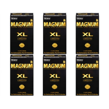 Trojan Magnum XL Large Size Lubricated Condoms - 12 Count - Walmart.com