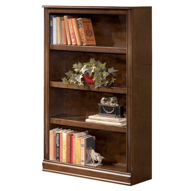 Ashley Furniture Hamlyn Medium 4 Shelf Bookcase in Medium Brown ...