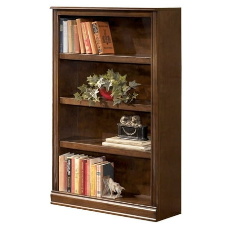 Ashley Furniture Hamlyn Medium 4 Shelf Bookcase in Medium Brown ...