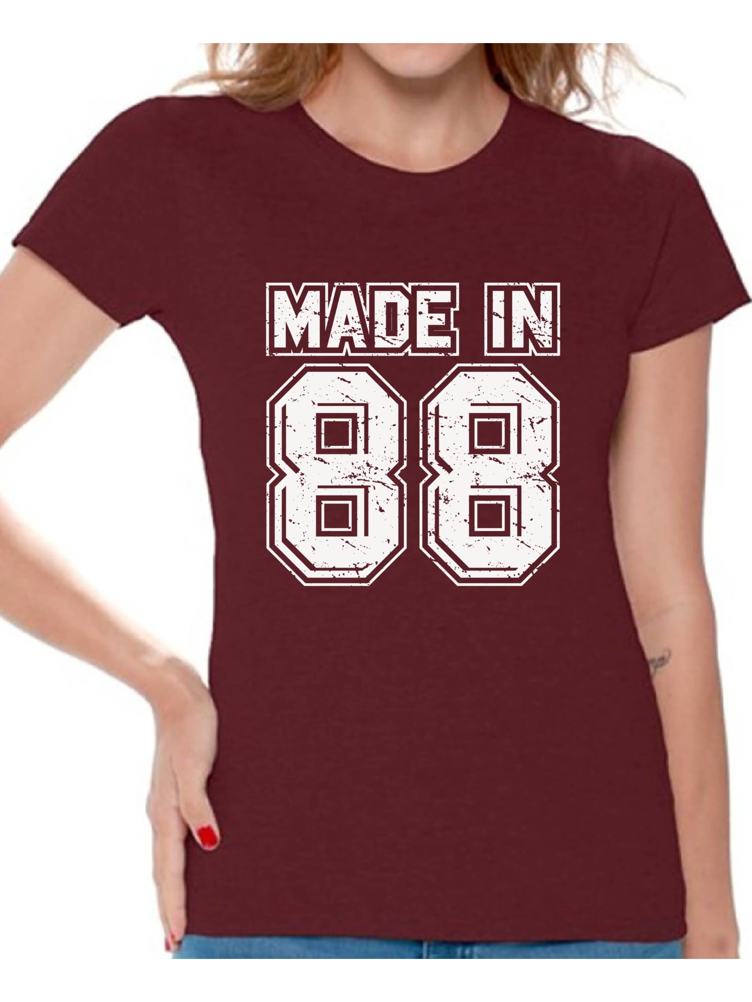 Awkward Styles Made In 88 Tshirt 30th Birthday Party Outfit for Women ...