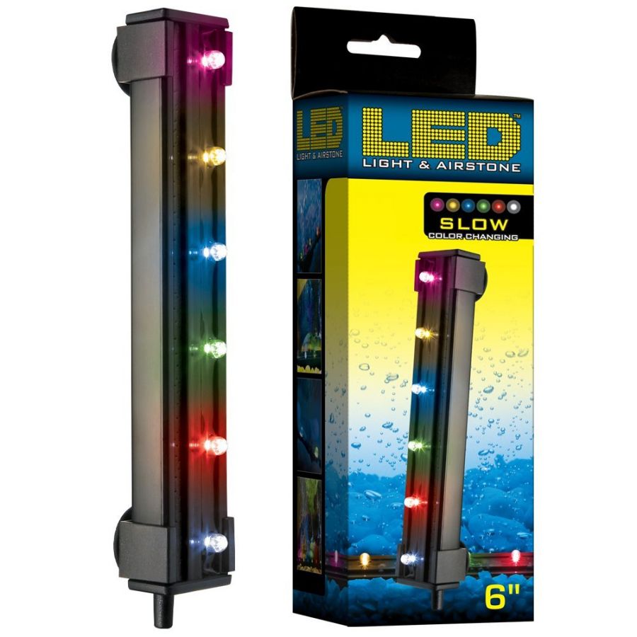 Via Aqua LED Light & Airstone Slow Color Changing - Walmart.com