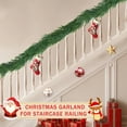 60 Inch Christmas Cedar Garland for Staircase Real Touch Droopy ...