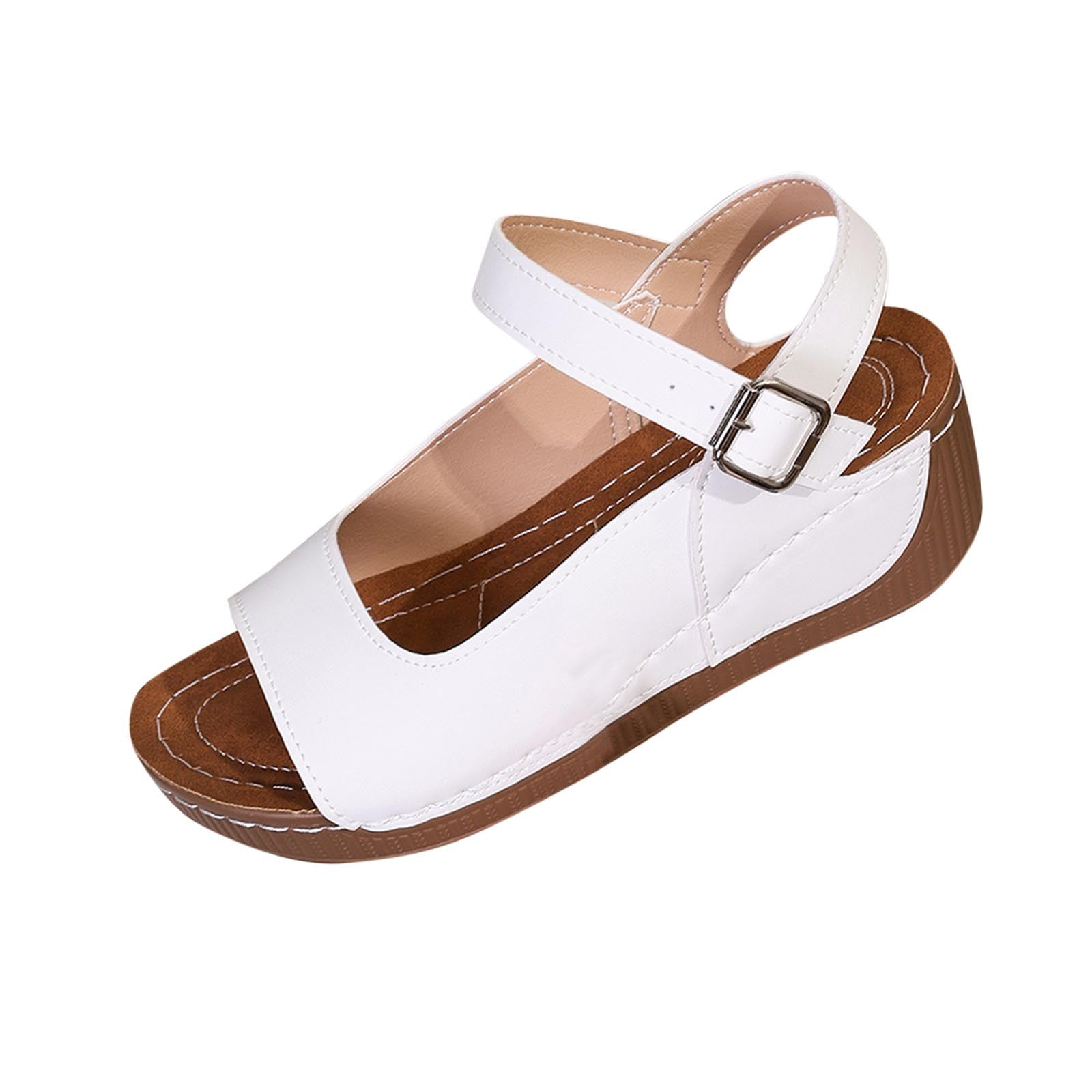 Click here for Homegardon Summer Plus Size Wedge Sandals For Wome... prices