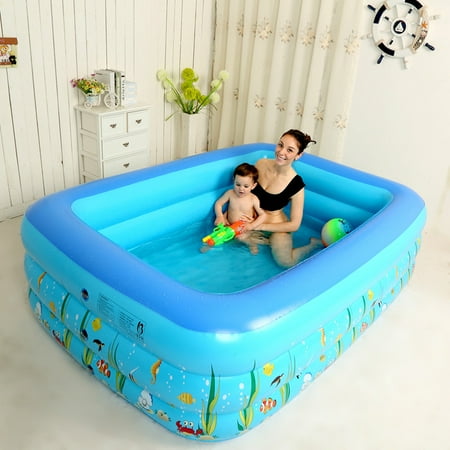 Family Swimming Pool Garden Outdoor Summer Inflatable Kids Paddling ...