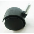 Dia 1.5 inches (35mm) furniture swivel caster/wheel with threaded stem ...