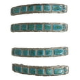 Free Shipping! Set Of 4 Rustic Western Silver Turquoise Boho Drawer ...