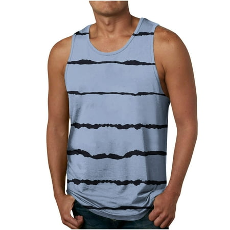 LSLJS Hommes Tank Top Nouveau Hommes Bande Impression 3D Tank Top Sport ...