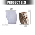 Reusable Girl Planter Silicone Mold Flowerpot Molds Suitable for ...