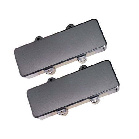 2 Pieces No Hole Closed 5 String Pickup Covers for Electric Bass ...