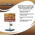Minecraft Bee Nest Block Bedroom Desk Lamp with 3D Bee Puller - Walmart.com