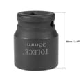 3/4-inch Drive 33mm Metric 6-Point Shallow Impact Socket, Cr-Mo Steel ...