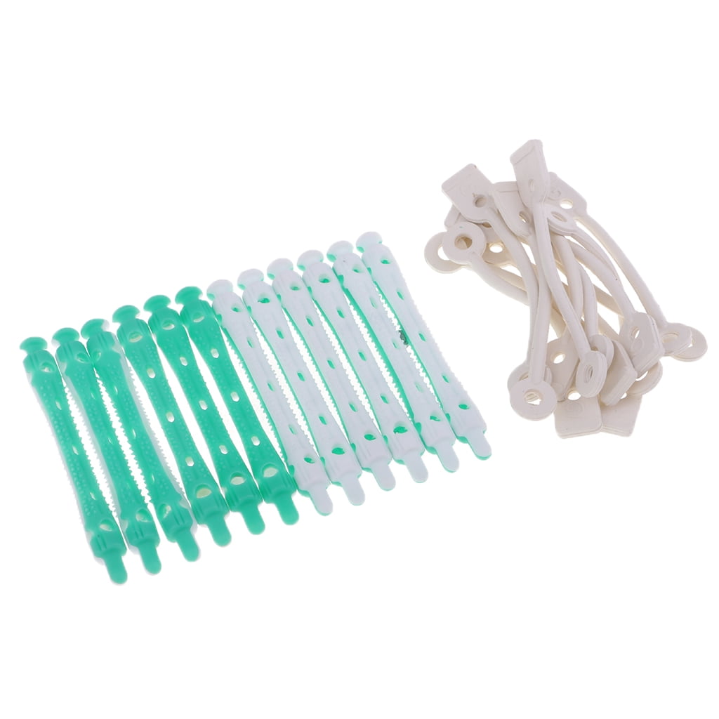 12Pcs Perm Rods Rollers Curlers Pro Hairdressing Perming - Walmart.com