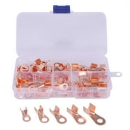 Uxcell Terminal Ring Copper Screw Style Ground Terminal Wire Connector ...