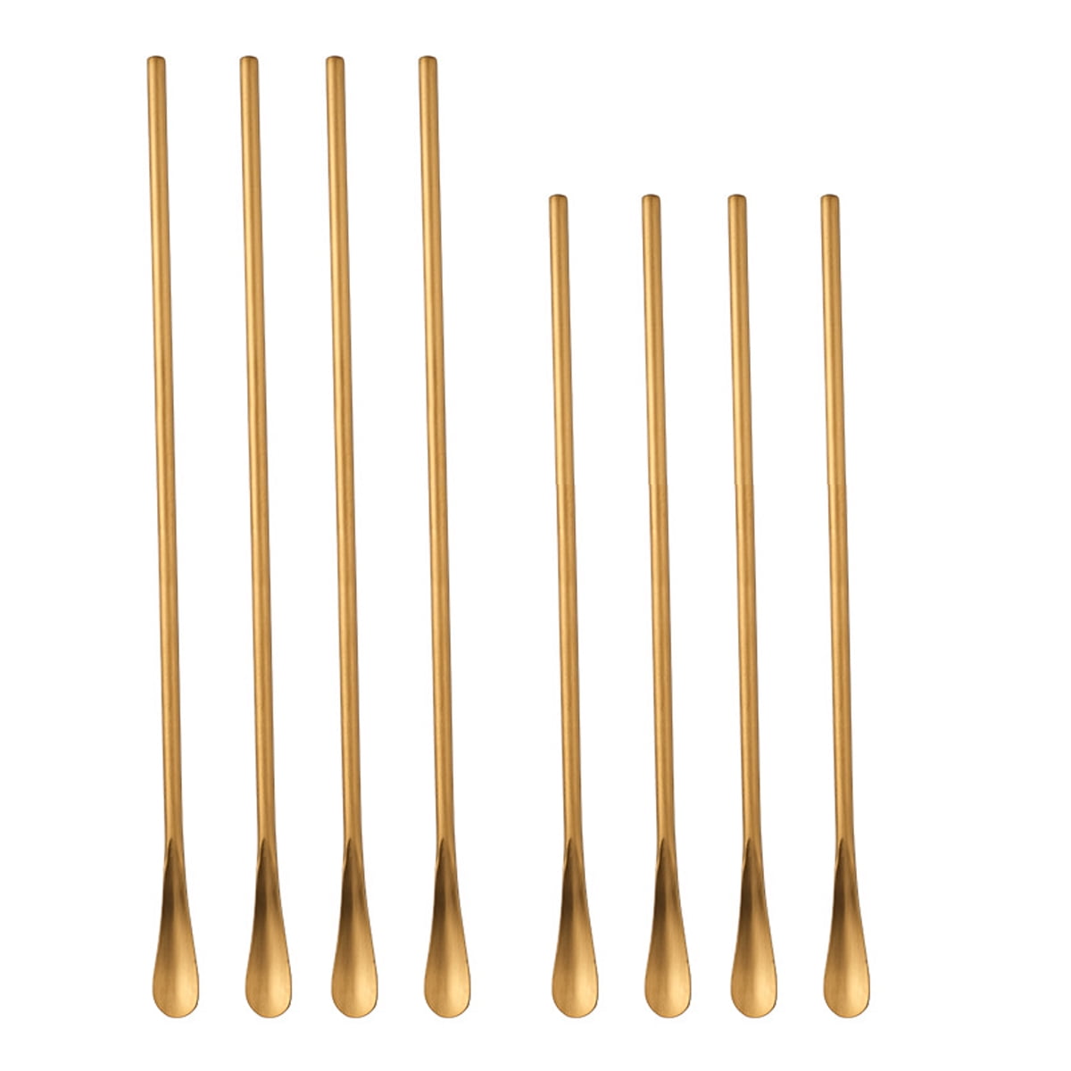 Cucharas de café, palitos para revolver café de acero inoxidable 304, 8 ...