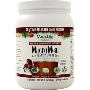 Macrolife Naturals MacroMeal, Chocolate 20 OZ | Walmart Canada